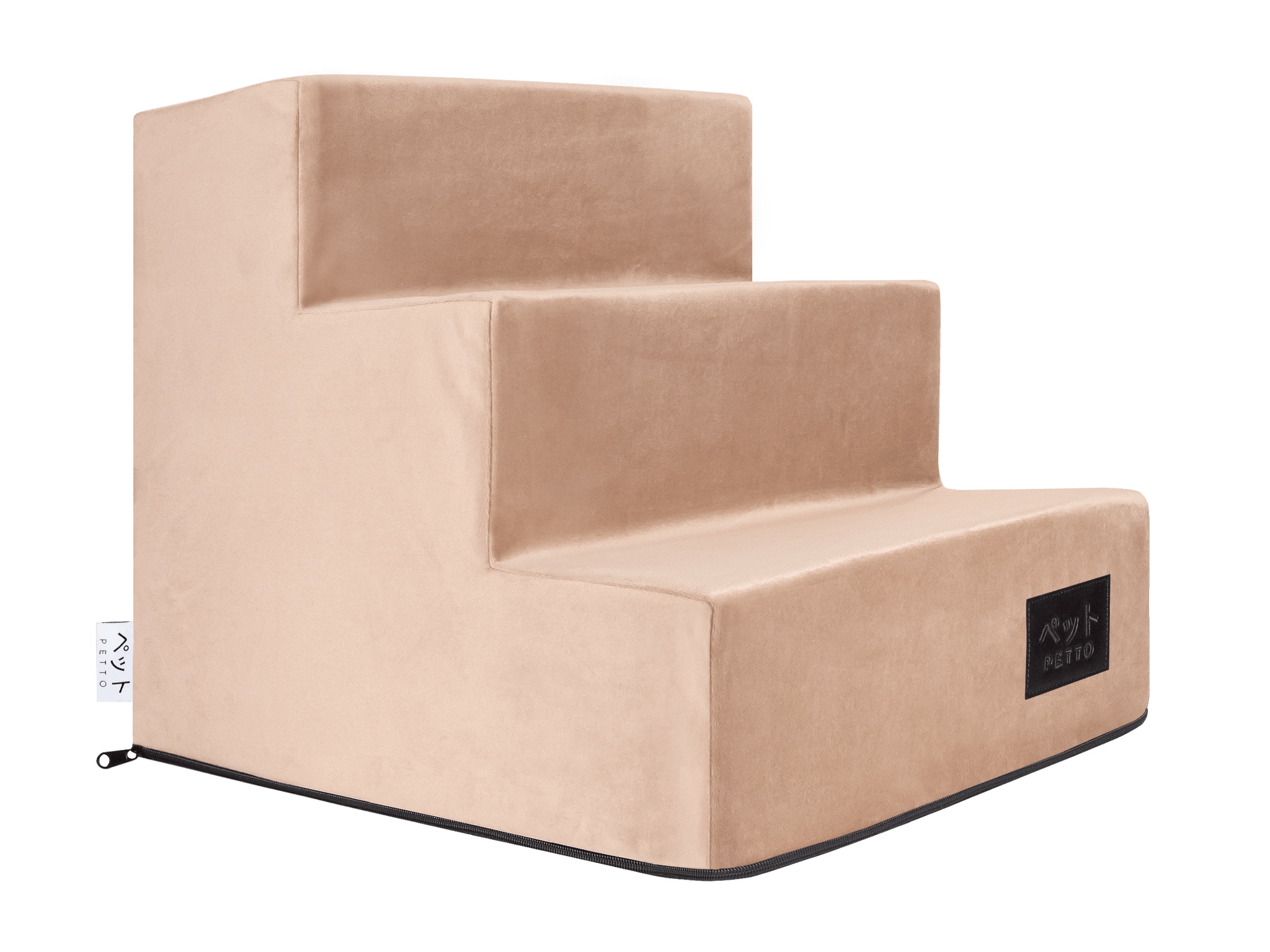 PETTO Takai 3 Velvet Schodki dla psa stopnie beżowe